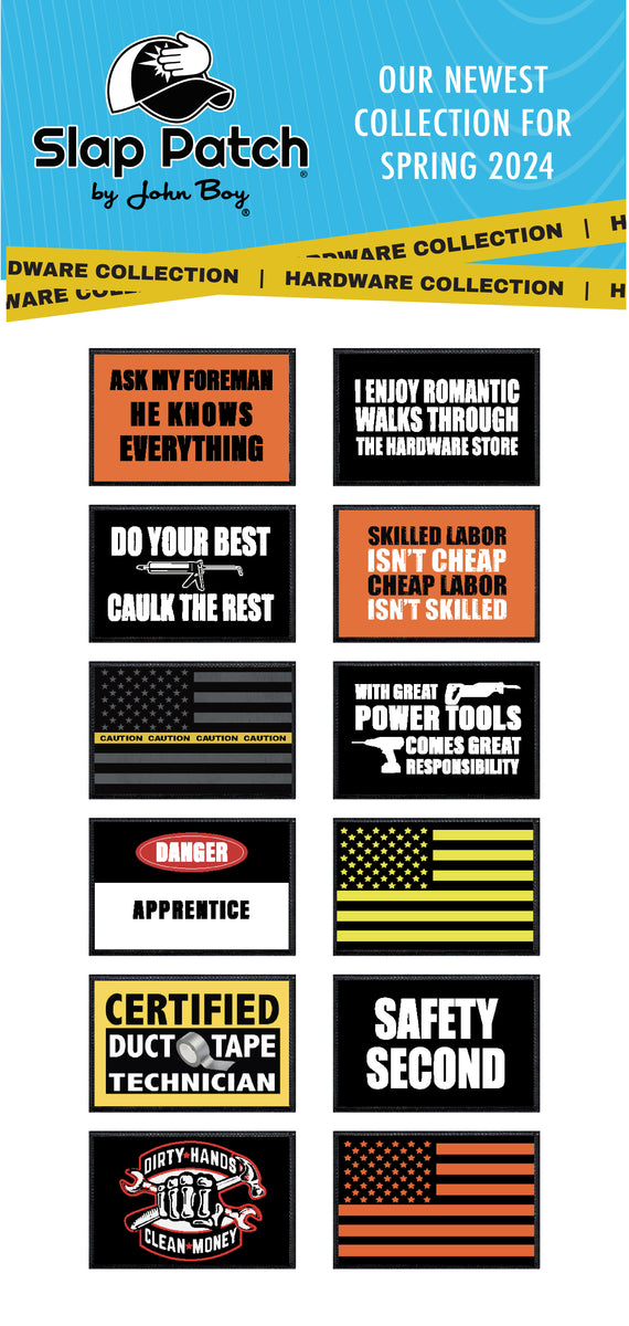 Slap Patch Hats Floor Shipper - Hardware Collection